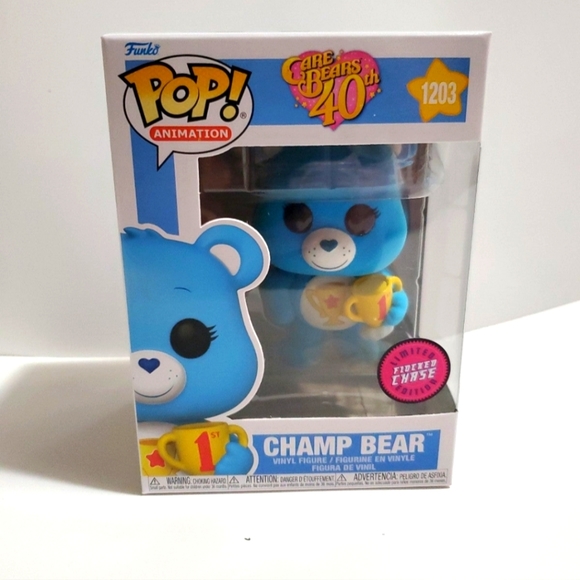 Funko | Other | Limited Edition Flocked Chase Funko Champ Bear Free ...